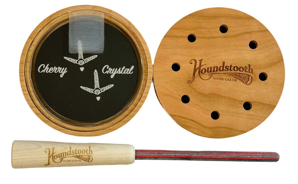 Cherry Crystal Over Aluminum Turkey Call | Handmade Friction Call ...
